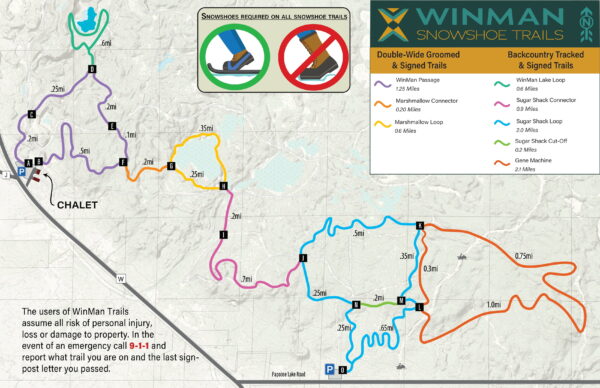 Snowshoe Trails - WinMan Trails